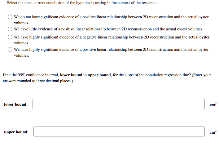 Solved Scatterplot of 2D volume reconstruction and actual | Chegg.com