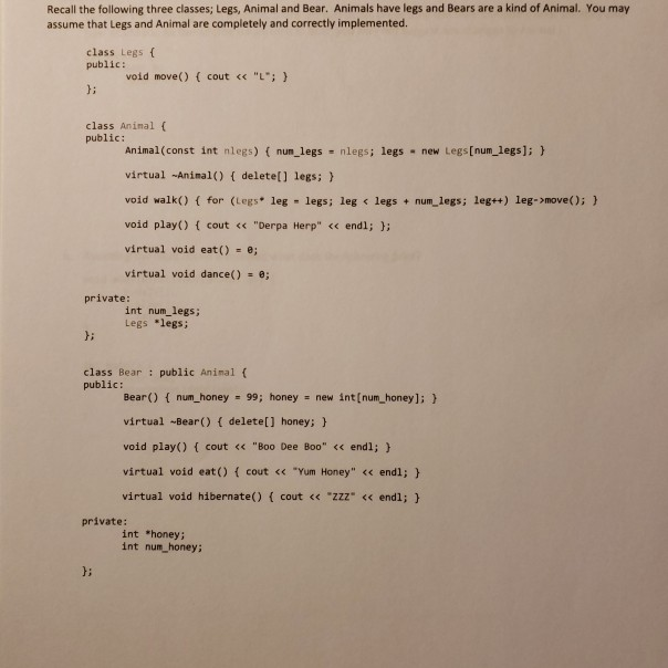 Solved a. Consider the following main function, there are | Chegg.com