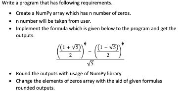 Solved Write a program that has following requirements. • | Chegg.com