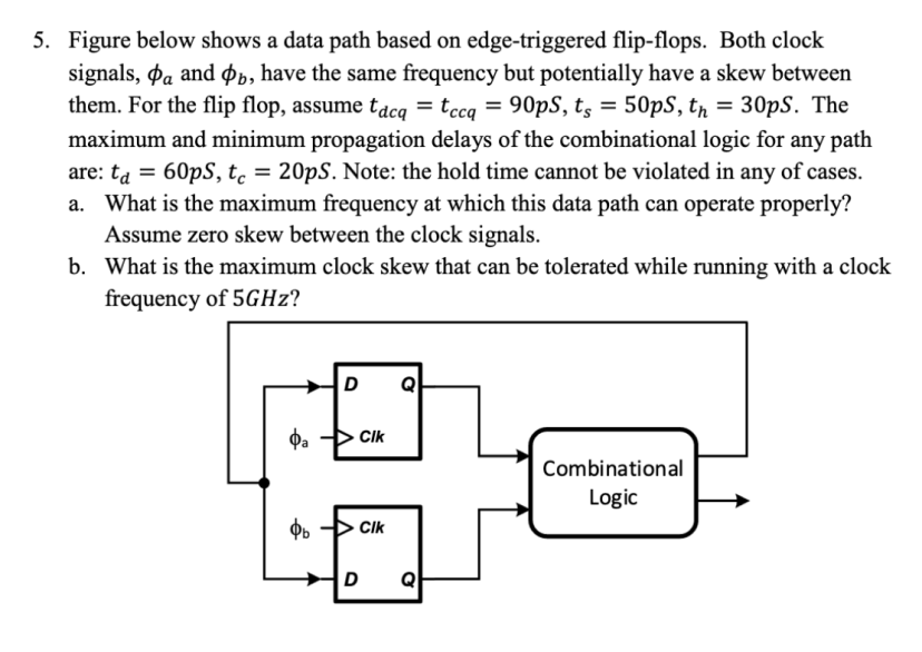 Solved Figure Below Shows A Data Path Based On