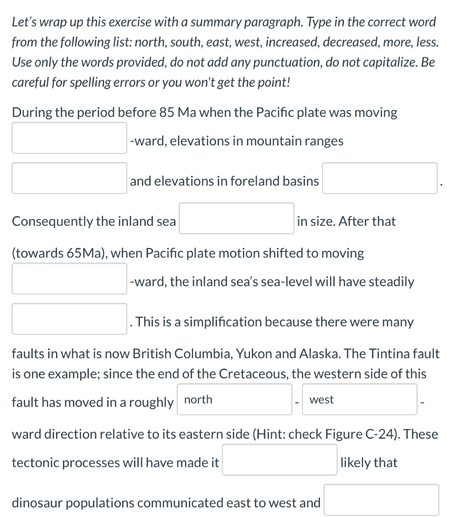 Solved Let's wrap up this exercise with a summary paragraph. | Chegg.com