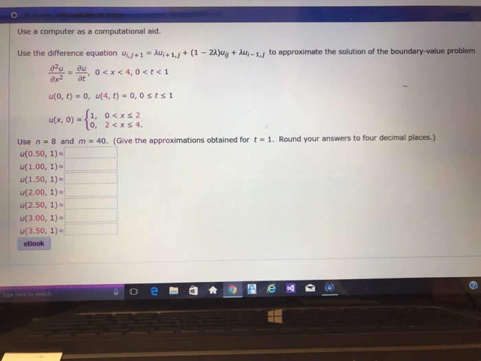 Solved Use a computer as a computational aid. Use the | Chegg.com