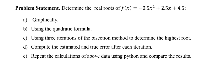 Solved Kindly give me the solution of part d, e using | Chegg.com