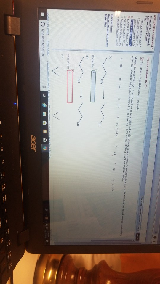 Solved Practice Problem 07.72 Assignment-Y2 AW F18 rsce Prob | Chegg.com