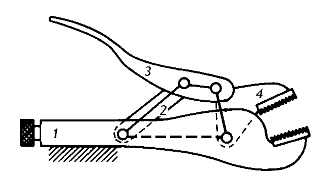Solved For the vise grip shown in the figure below, the | Chegg.com