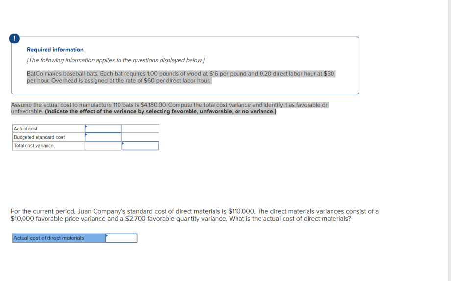 Solved Required information [The following information | Chegg.com