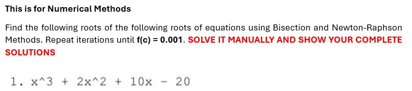 Solved This is ﻿for Numerical MethodsFind the following | Chegg.com