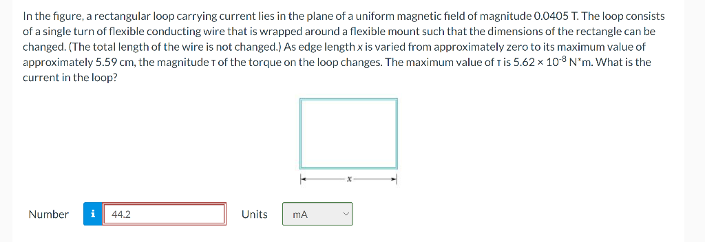 Solved In the figure, a rectangular loop carrying current | Chegg.com