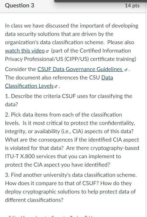 Solved In class we have discussed the important of | Chegg.com