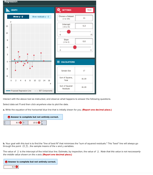 Solved Interact with the above tool as instructed, and | Chegg.com