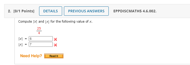 Solved 2. [0/1 Points] DETAILS PREVIOUS ANSWERS EPPDISCMATH5 | Chegg.com