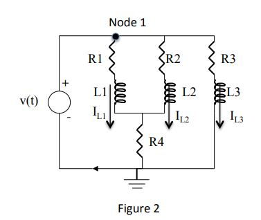 Solved Node 1 R1 R2 R3 L1 L2 L3 v(t) L1 L3 R4 Figure 2 VI. | Chegg.com