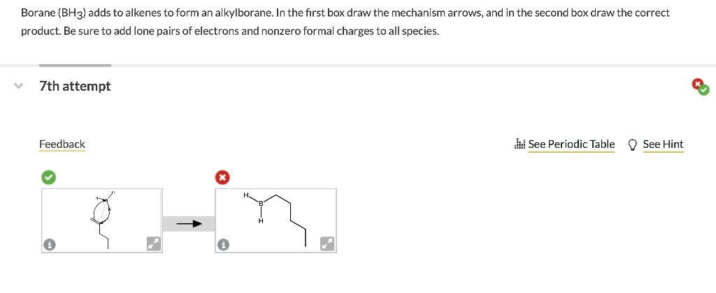 Solved Borane (BH3) adds to alkenes to form an alkylborane. | Chegg.com