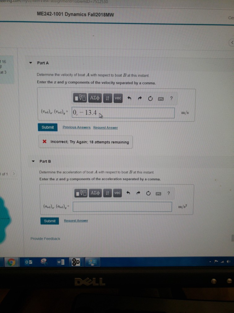 Solved KHomework 14 Problem 16.147 At the instant shown, | Chegg.com Solved KHomework 14 Problem 16.147 At the instant shown, | Chegg.com
