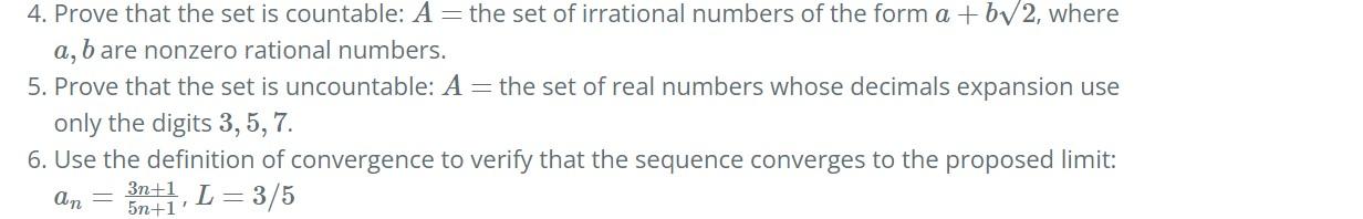 Solved 4. Prove that the set is countable: A= the set of | Chegg.com