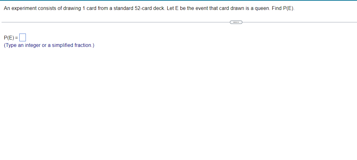 Solved An experiment consists of drawing 1 ﻿card from a | Chegg.com