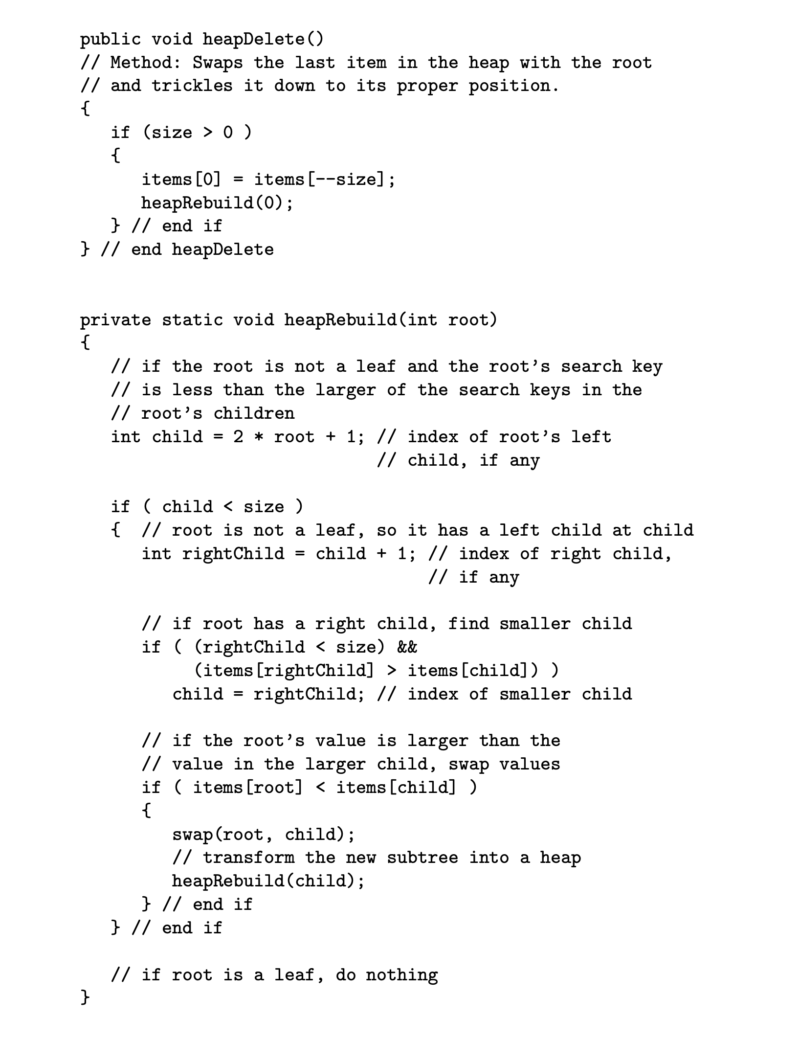 Solved For this question, assume the definition of Java | Chegg.com