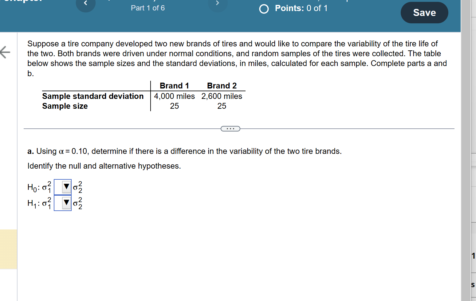 Solved Suppose a tire company developed two new brands of | Chegg.com