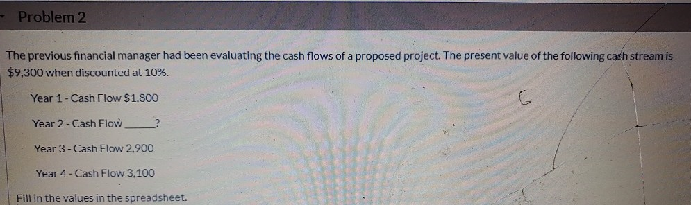 Solved Problem 1 Shawn Paschal has been working on an | Chegg.com