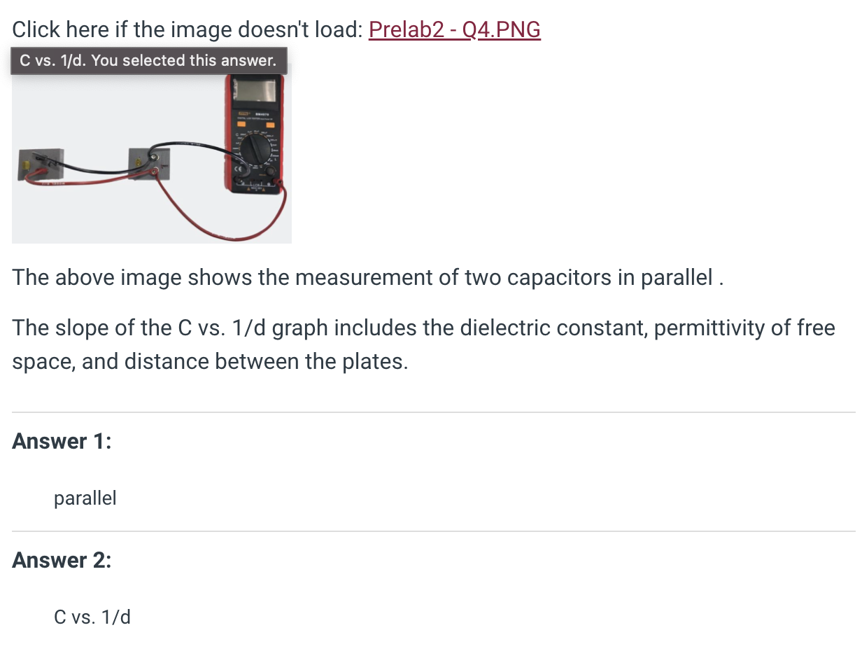 Solved Select all that apply. The charge stored on a | Chegg.com