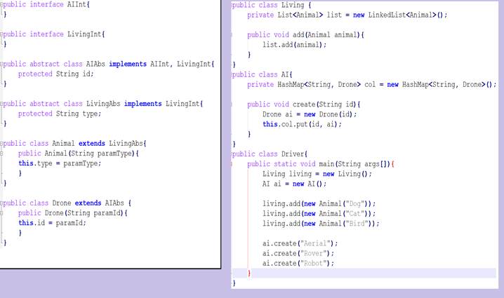 Solved a) Draw a UML class diagram from the following code | Chegg.com