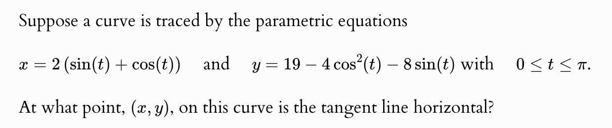 Solved Suppose a curve is traced by the parametric | Chegg.com