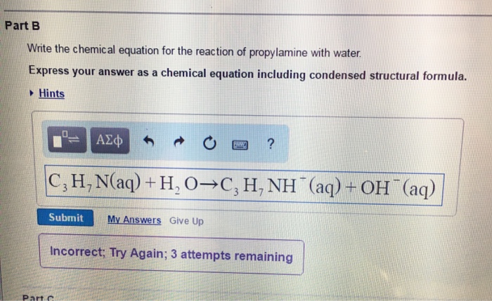 Solved Write the chemical equation for the reaction of | Chegg.com