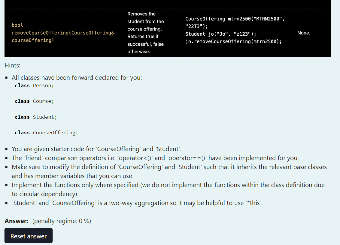 Solved Consider a simple backend that is able to keep track | Chegg.com