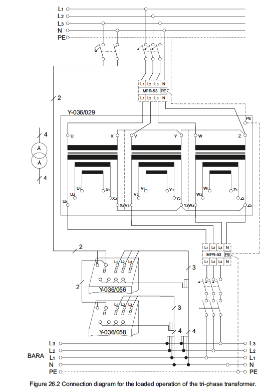 Experiment 26: LOADED OPERATION OF THE TRI-PHASE | Chegg.com