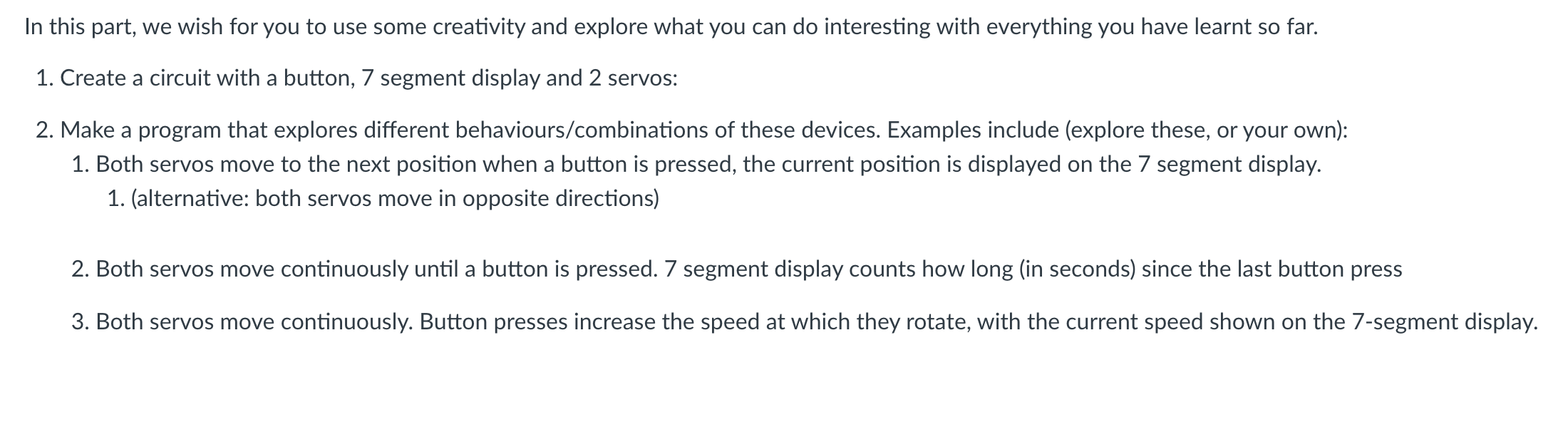 Solved \#include \#include // 7-segment display library | Chegg.com