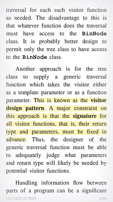 Solved 5.4 Explain why function preorder2 from Section 5.2 | Chegg.com Solved 5.4 Explain why function preorder2 from Section 5.2 | Chegg.com
