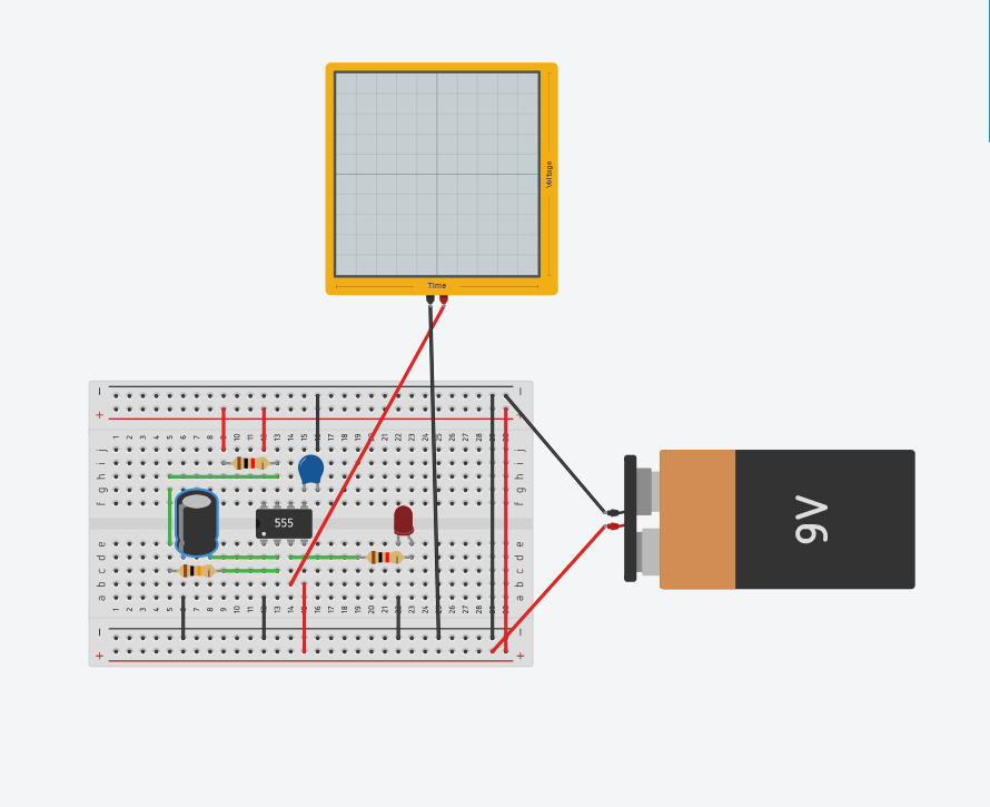 Solved LED Flasher Circuit The schematic diagram of the LED | Chegg.com