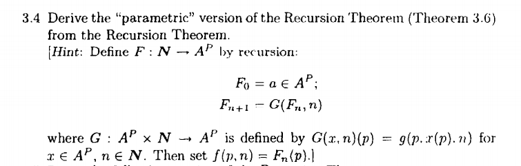 1.4 Derive the "parametric" version of the Recursion | Chegg.com