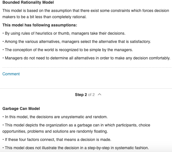 Solved Bounded Rationality Model This model is based on the | Chegg.com