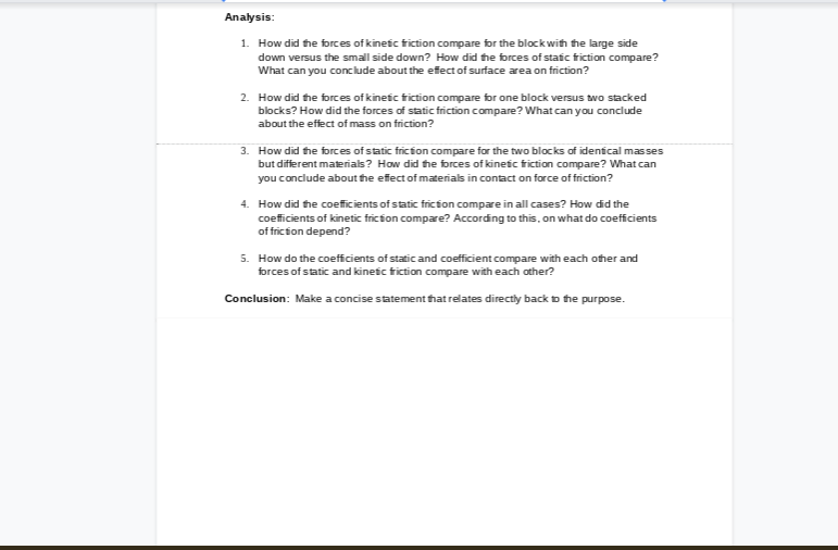 Solved Unit 2: Forces Activity 4: Frictional Forces | Chegg.com
