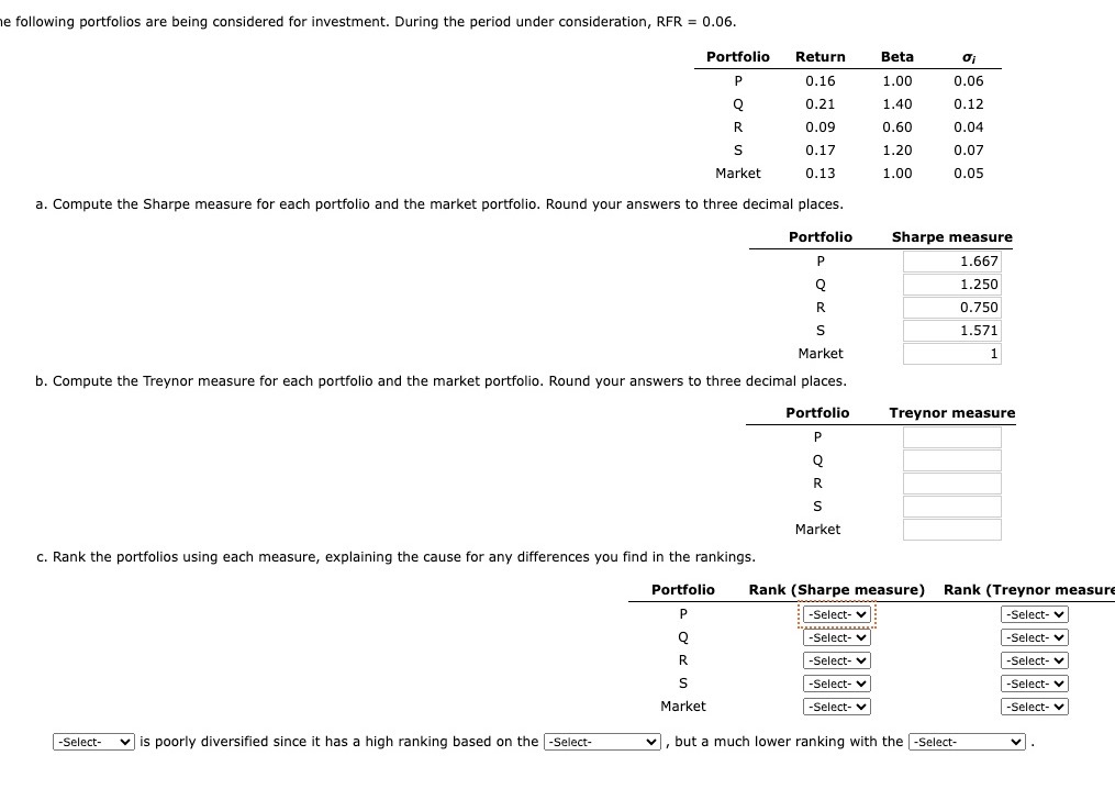 Solved 4. Please answer all parts and select the drop downs, | Chegg.com