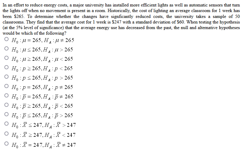 Solved . 0 In an effort to reduce energy costs, a major | Chegg.com