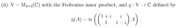 Solved 1. For each of the following inner product spaces V | Chegg.com