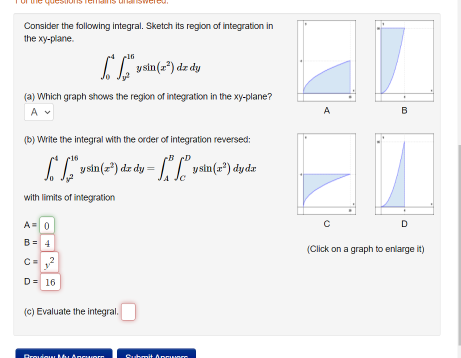 Solved Consider the following integral. Sketch its region of | Chegg.com