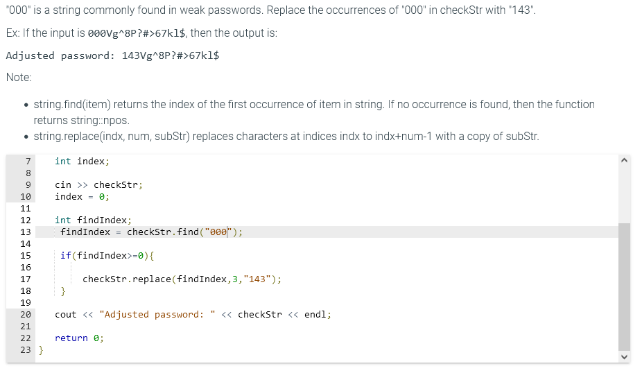 Solved "000" is a string commonly found in weak passwords. | Chegg.com