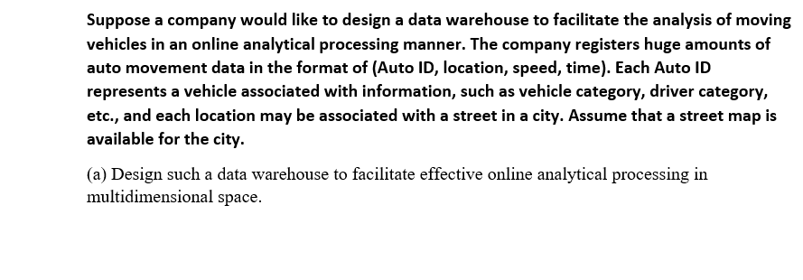 Solved Suppose a company would like to design a data | Chegg.com