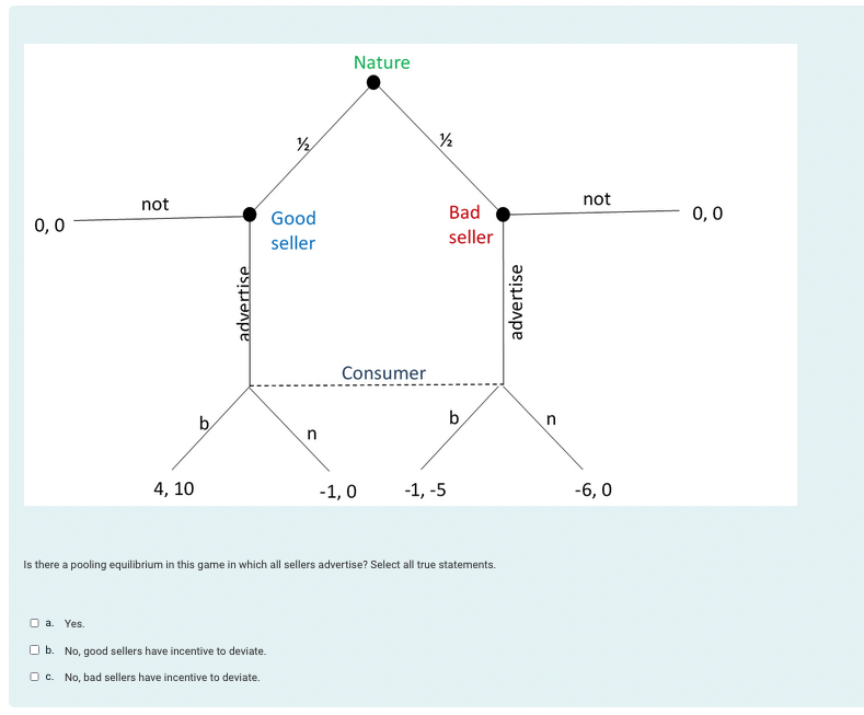 Solved Select all true statements. a. There is a separating | Chegg.com