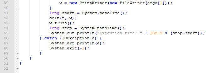 Solved [JAVA] Write a code that reads the input one line at | Chegg.com