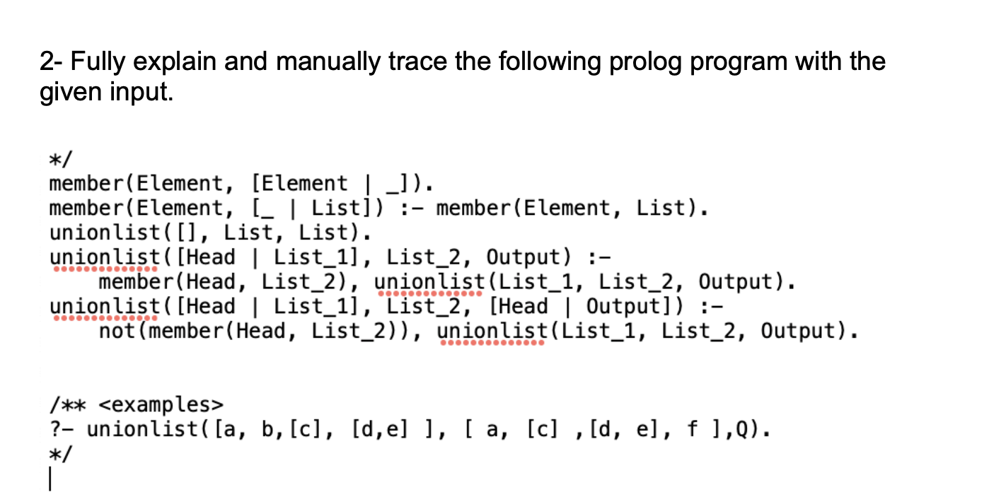 Solved 2- Fully explain and manually trace the following | Chegg.com