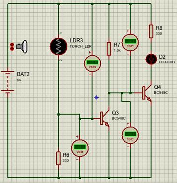 Solved R8 330 :40 LDR3 TORCH LORI R7 1.Ok VODS D2 LED-ODY | Chegg.com