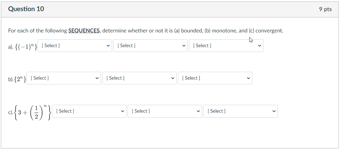 Solved {3+(21)n} | Chegg.com
