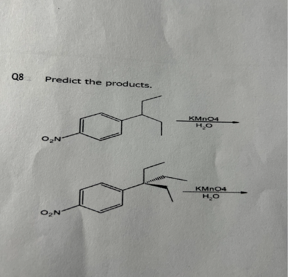 Solved Q8 Predict the products. Propose a mechanism to | Chegg.com