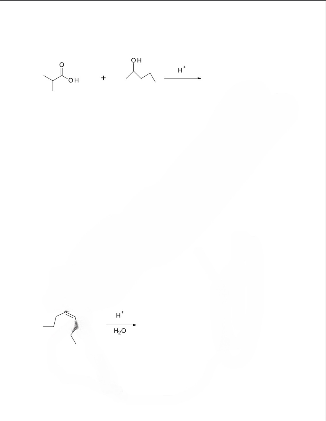 Solved Solve the mechanism of alcohol for this problem, | Chegg.com