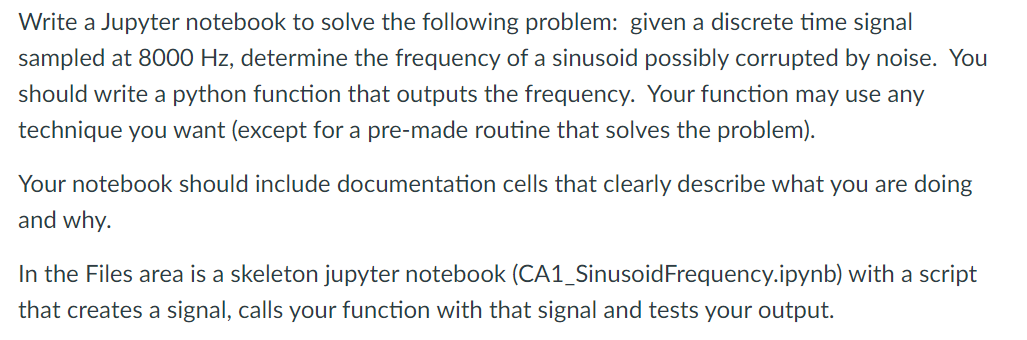 Solved Write a Jupyter notebook to solve the following | Chegg.com