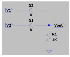 Solved The inputs V1 and V2 can be 0V and −5V. Show that the | Chegg.com